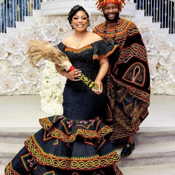 Buy Cameroon traditional dresses Toghu Online